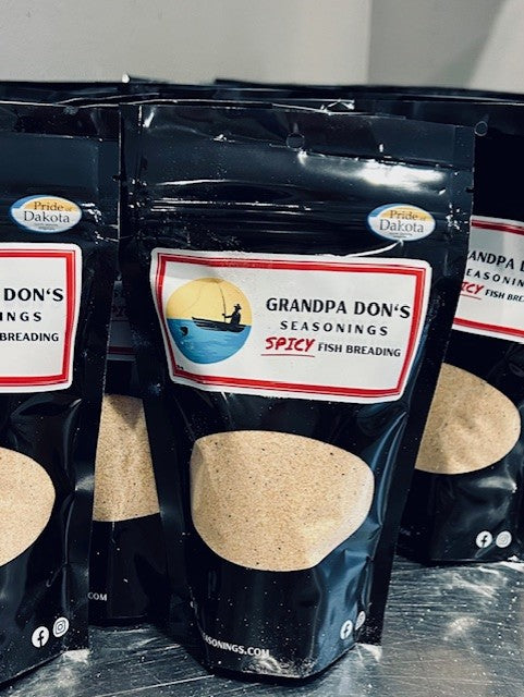 Grandpa Don's SPICY Fish Breading – Grandpa Don's Seasonings